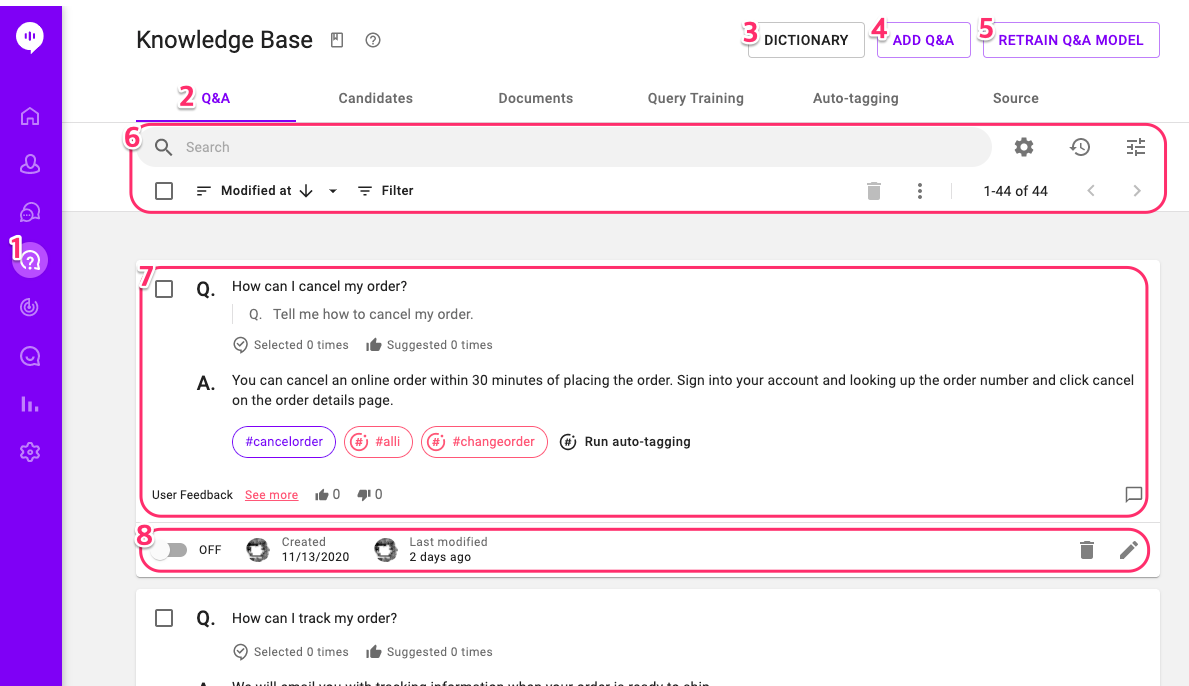 Knowledge Base – Allganize