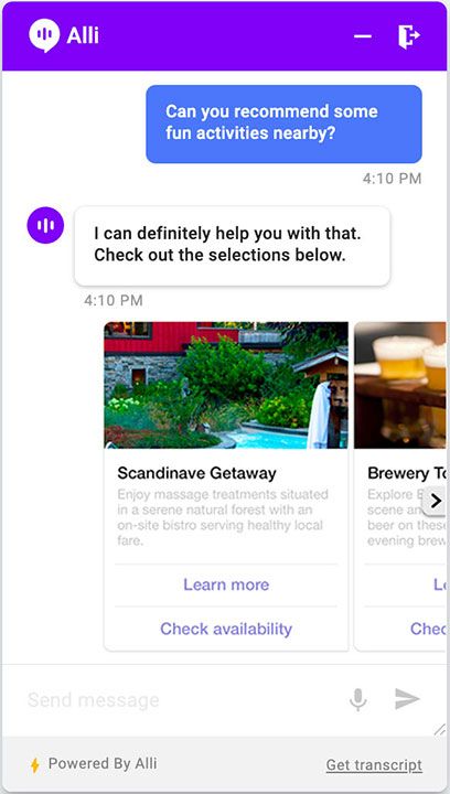 Send CustomUI Node – Allganize